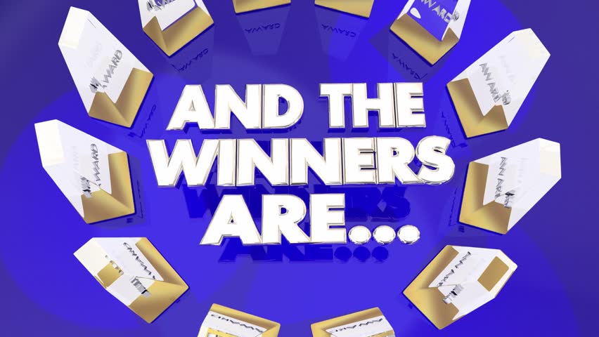 winners awards ceremony recognition 3d animation Stock Footage Video ...