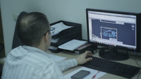 Male Programmer Coding On Desktop Computer Stock Photo 1150179992 ...