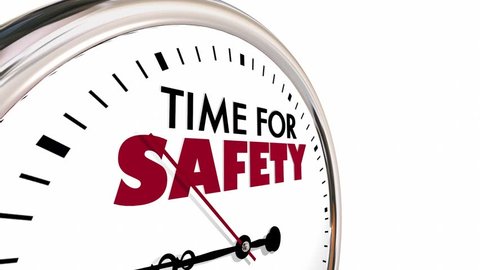 Time Security Safety Protection Clock 3d Stock Footage Video (100% ...