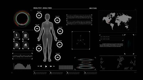 Digital Frame Technology Uiux Futuristic Hud Stock Vector (Royalty Free ...
