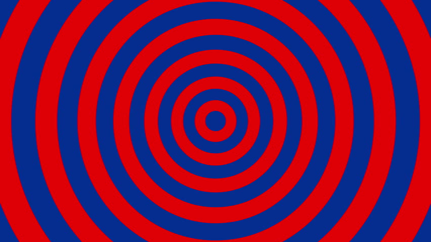 animated blue hypnotic spiral on red Stock Footage Video (100% Royalty ...