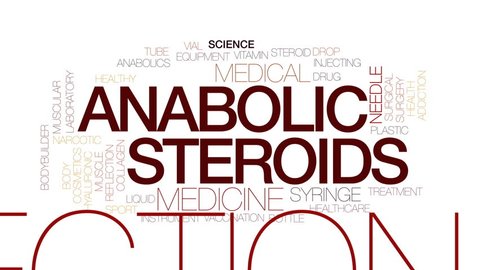 Anabolic Steroids Animated Word Cloud Text Stock Footage Video (100% ...
