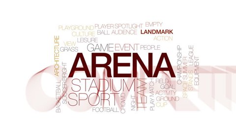 Arena Animated Word Cloud Text Design: วิดีโอสต็อก (ปลอดค่าลิขสิทธิ์ ...