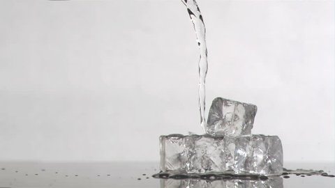 Trickle Water Super Slow Motion Flowing Stock Footage Video (100% ...