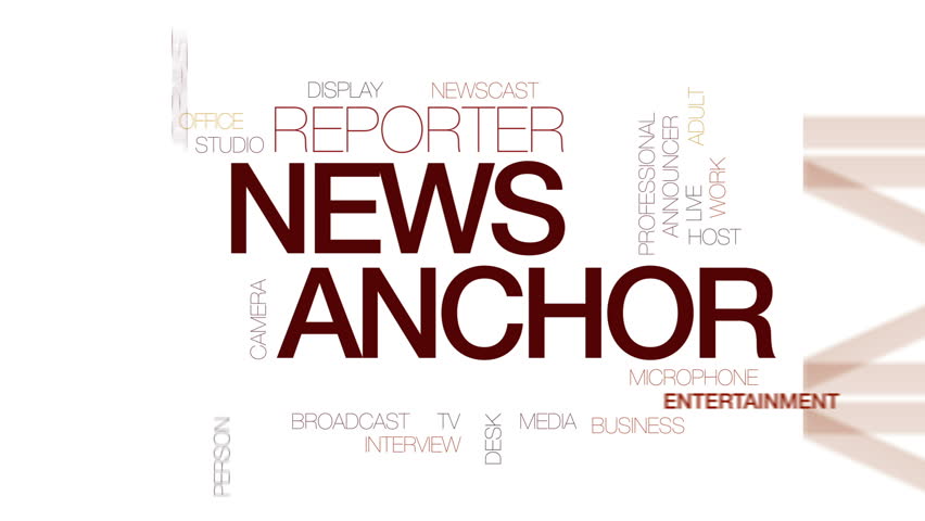 news anchor animated word cloud text Stock Footage Video (100% Royalty ...