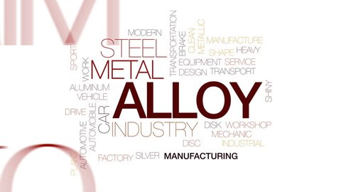 Alloy Animated Word Cloud Text Design Stock Footage Video (100% Royalty ...