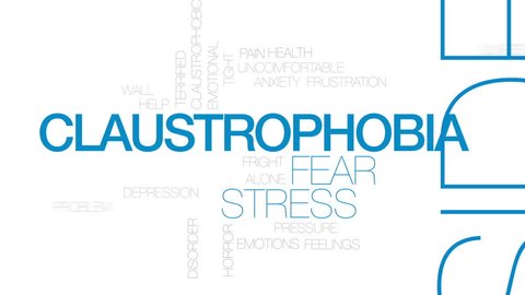 Claustrophobia Animated Word Cloud Text Design Stock Footage Video (100 ...