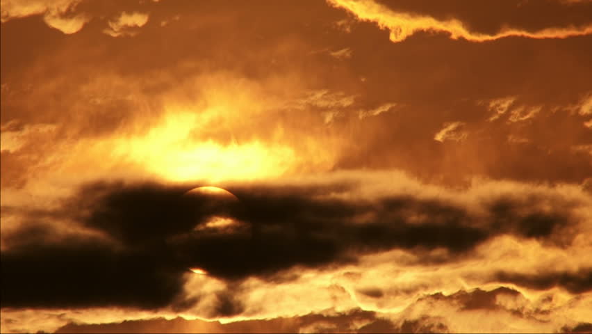 sunrise sunset time-lapse if inverted sun Stock Footage Video (100% ...