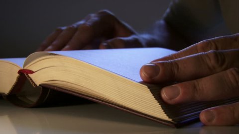 Hand Over Book While Studying Law Stock Footage Video (100% Royalty ...