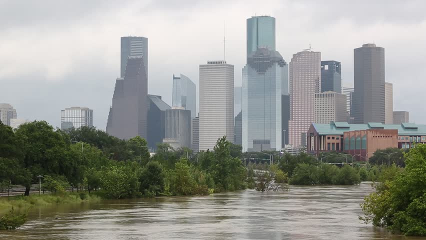 Hurricane harvey houston downtown Stock Video Footage - 4K and HD Video ...