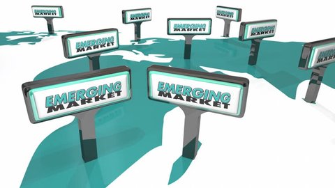 3 Emerging markets map Stock Video Footage - 4K and HD Video Clips ...