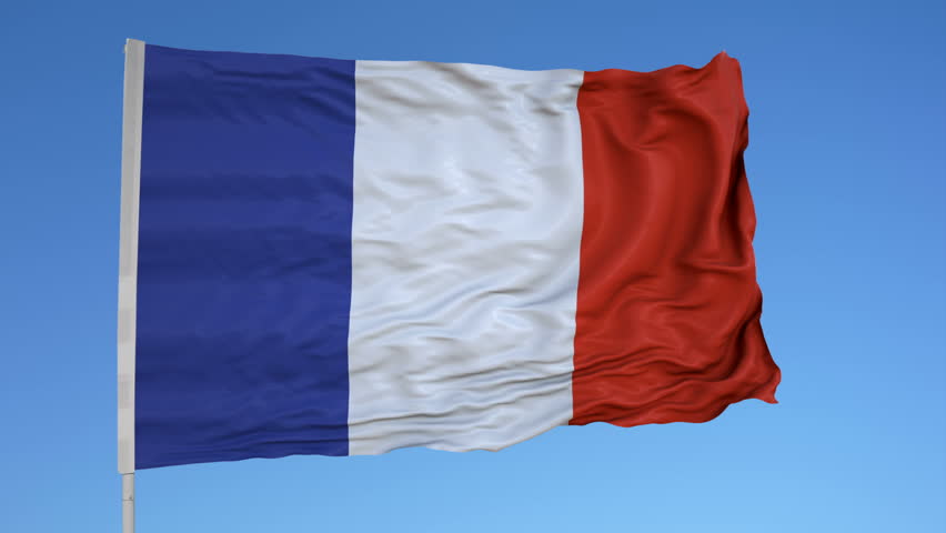 4k france flag animated background features Stock Footage Video (100% ...