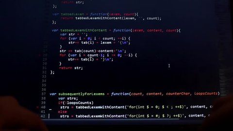 Web Developer Closer Look Source Code Stock Photo 1574486632 | Shutterstock
