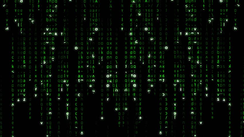 Falling Green Matrix Code Stock Footage Video (100% Royalty-free ...