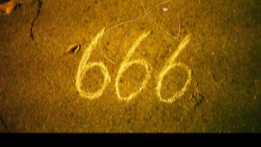 666 number devil Stock Footage Video (100% Royalty-free) 3061162 ...
