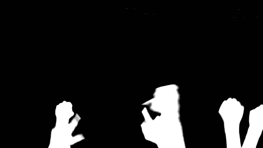 Crowd Moving Hands at a Stock Footage Video (100% Royalty-free) 3061186 ...