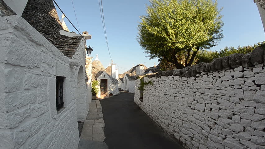 alberobello - italy typical conical homes Stock Footage Video (100% ...