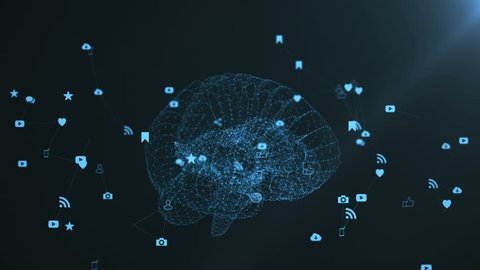 4k digital world networks people blue Stock Footage Video (100% Royalty ...