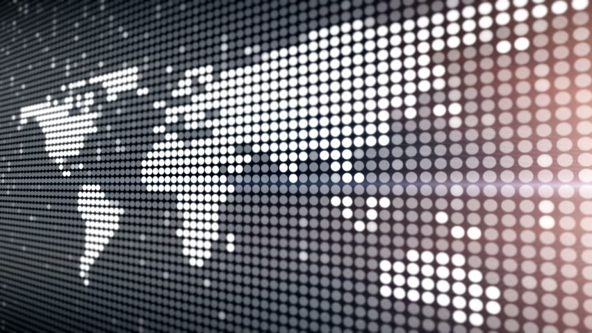 World Maps Point Wall Background Stock Footage Video (100% Royalty-free ...