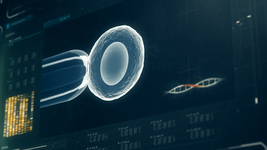 Genetic Engineering On Screen, Scientists Stock Footage Video (100% ...