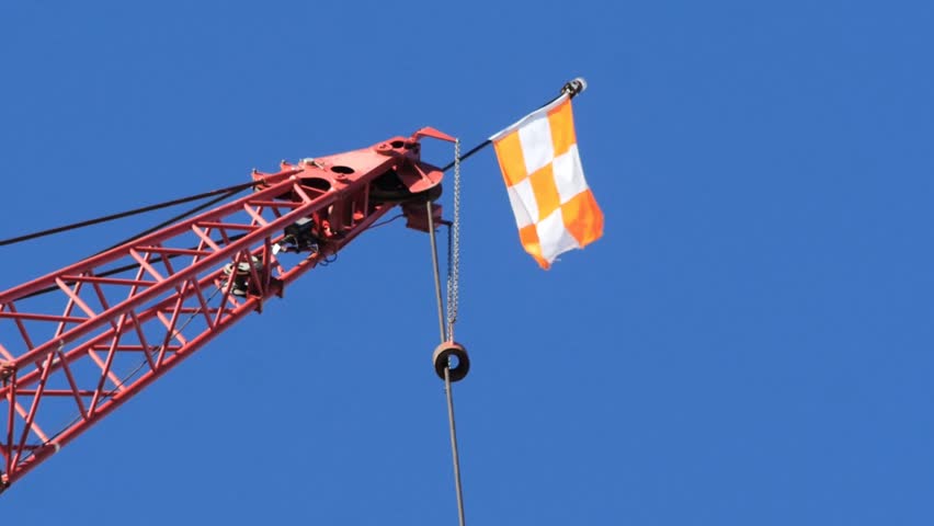 Safety Flag On Top of Stock Footage Video (100% Royalty-free) 30814108 ...