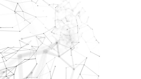 network wave animation connected glass spheres Stock Footage Video (100 ...