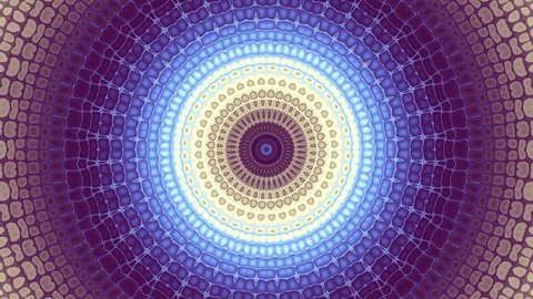 Moving Mandala Ornament Seamless Loop Abstract Stock Footage Video (100 ...