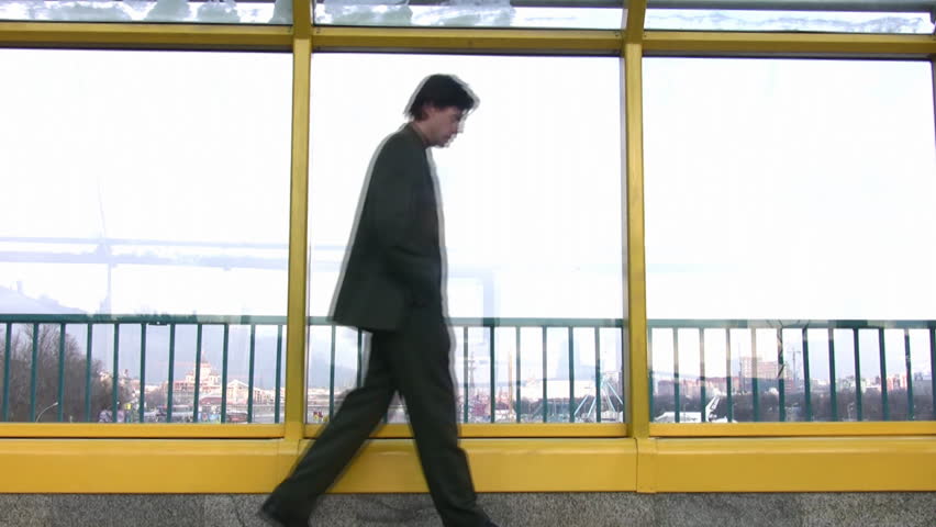 Thinking Walking Businessman Stock Footage Video (100% Royalty-free ...