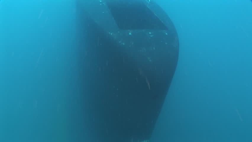 real submarine underwater bottom ocean water Stock Footage Video (100% ...