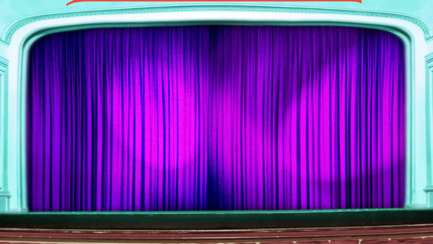 theater curtains alpha - purple Stock Footage Video (100% Royalty-free ...