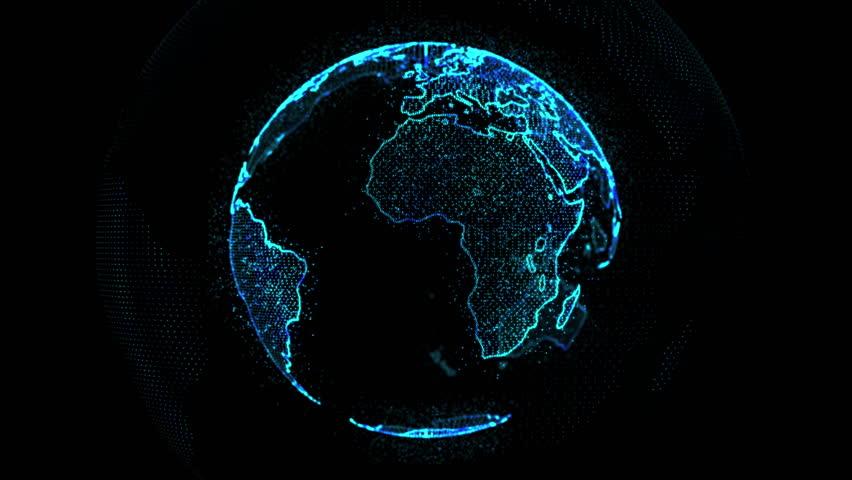 Virtual Earth Hud Stock Footage Video (100% Royalty-free) 30931981 ...