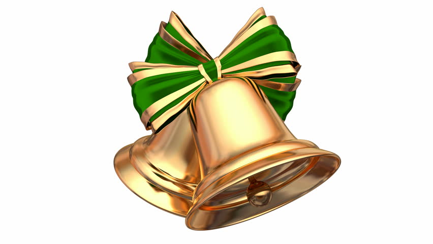 Bell Animation Ringing Christmas Bell Video Stock Footage Video (100% ...