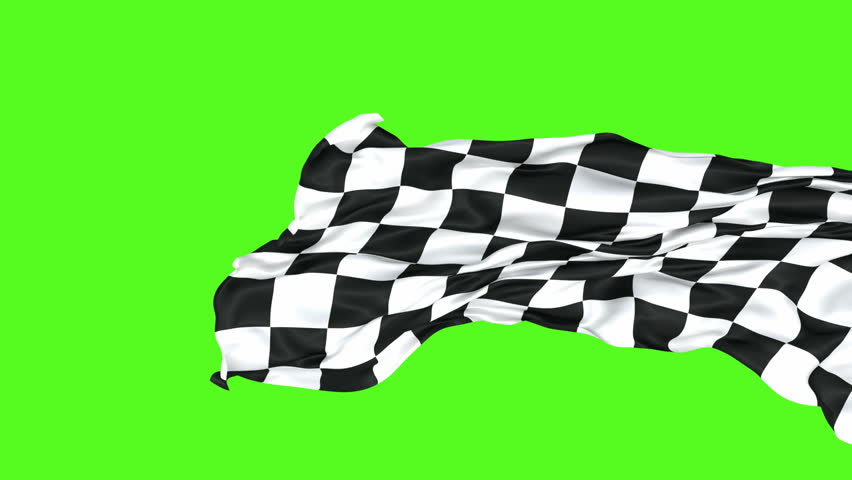 Racing Flag Loop-able 3d Animation Stock Footage Video (100% Royalty ...