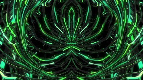 Seamless Animation Psychedelic Trance Visuals Created Stock Footage ...