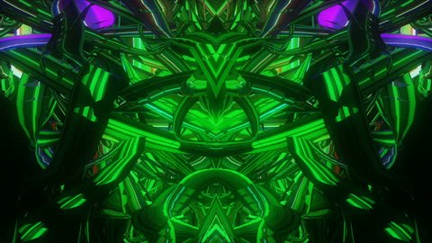 Seamless Animation Psychedelic Trance Visuals Created Stock Footage ...