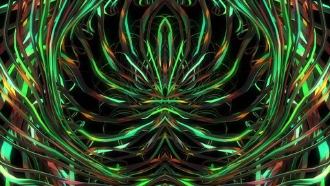 Seamless Animation Psychedelic Trance Visuals Created Stock Footage ...