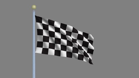 3d animation checkered flag Stock Footage Video (100% Royalty-free ...