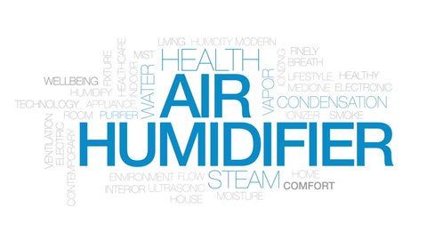 Air Humidifier Animated Word Cloud Text Stock Footage Video (100% ...