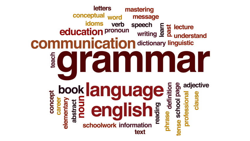 grammar animated word cloud text design: วิดีโอสต็อก (ปลอดค่าลิขสิทธิ์ ...