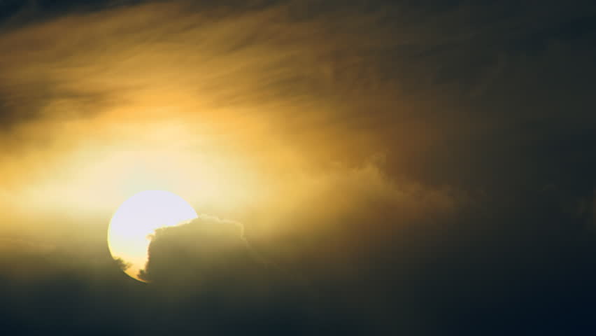 Intense Brilliant Sun Orb Moving Stock Footage Video (100% Royalty-free ...