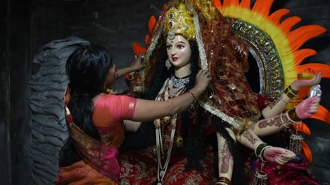 Native American Indian Woman Huntress Sits Stock Photo (Edit Now ...