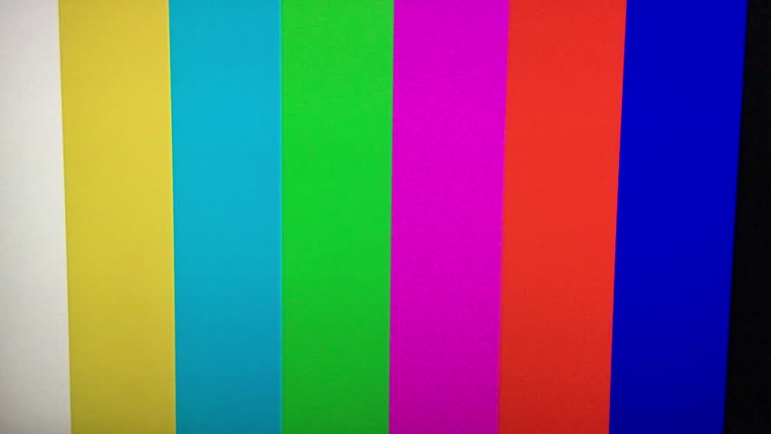 rainbow television color bars clip seven Stock Footage Video (100% ...
