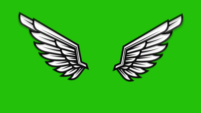 Animation of Flying Wings On Stock Footage Video (100% Royalty-free ...
