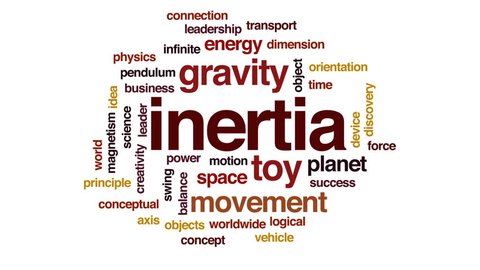 Inertia Animated Word Cloud Text Design Stock Footage Video (100% ...