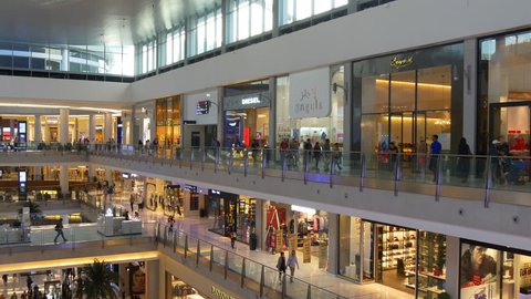 Big Shopping Mall Interior Horizontal Banner Stock Vector (Royalty Free ...