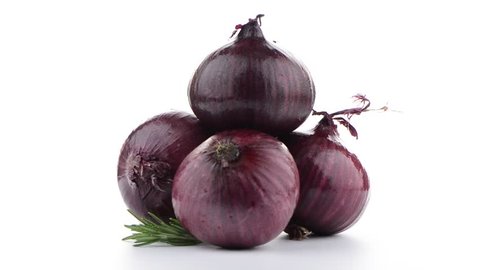 Red Onion Front View Stock Footage Video (100% Royalty-free) 4055485 ...