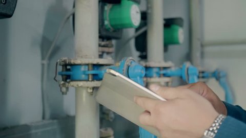 Boiler Heating System Inspection Stock Footage Video (100% Royalty-free ...