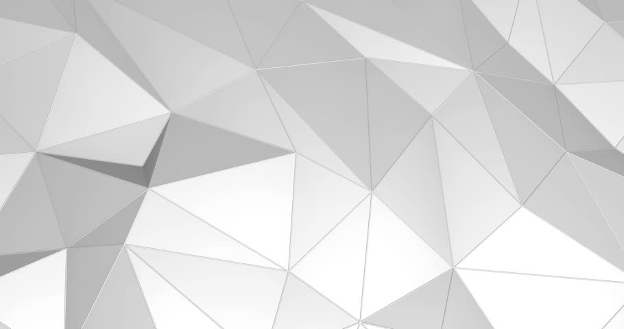 White Abstract Seamless Triangular Crystalline Stock Footage Video (100 ...