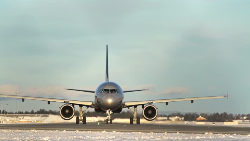 Aircraft Taking Off Airport Cartoon Animation Stock Footage Video (100% ...