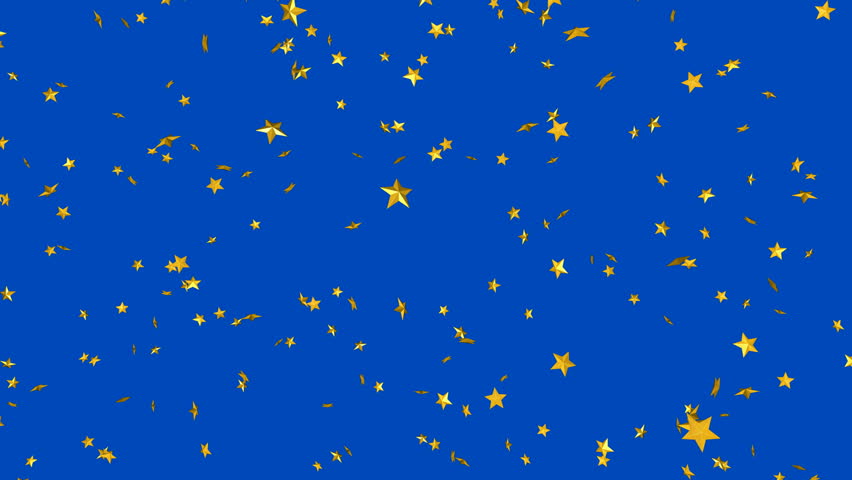 gold christmas stars animation - loop Stock Footage Video (100% Royalty ...